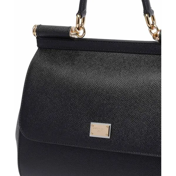 Dolce & Gabbana Large Sicily Handbag - Black