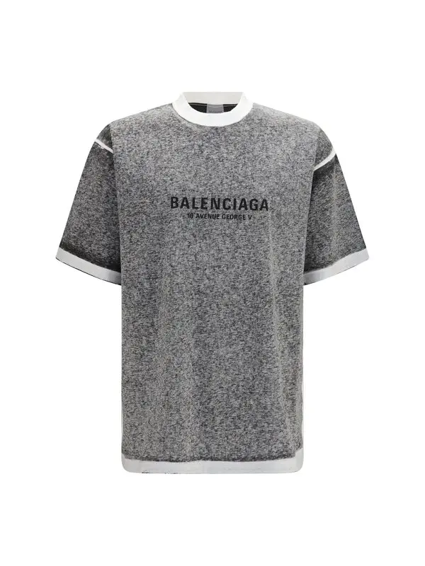 Balenciaga Oversized Mélange T-shirt