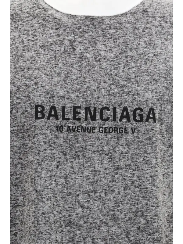 Balenciaga Oversized Mélange T-shirt