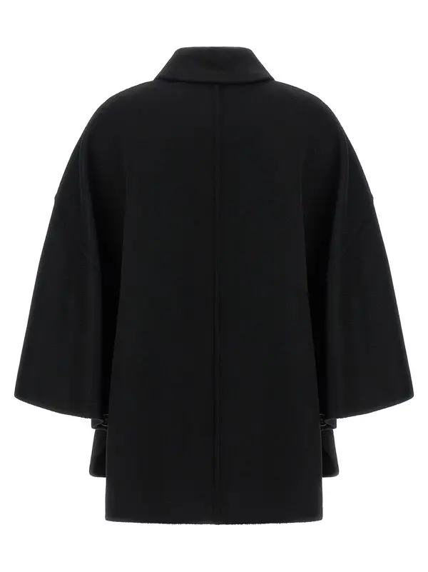 Max Mara Cashmere Mxaospite Cape - Black