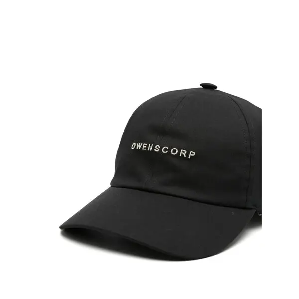 Rick Owens Embroidered Logo Baseball Cap - Black