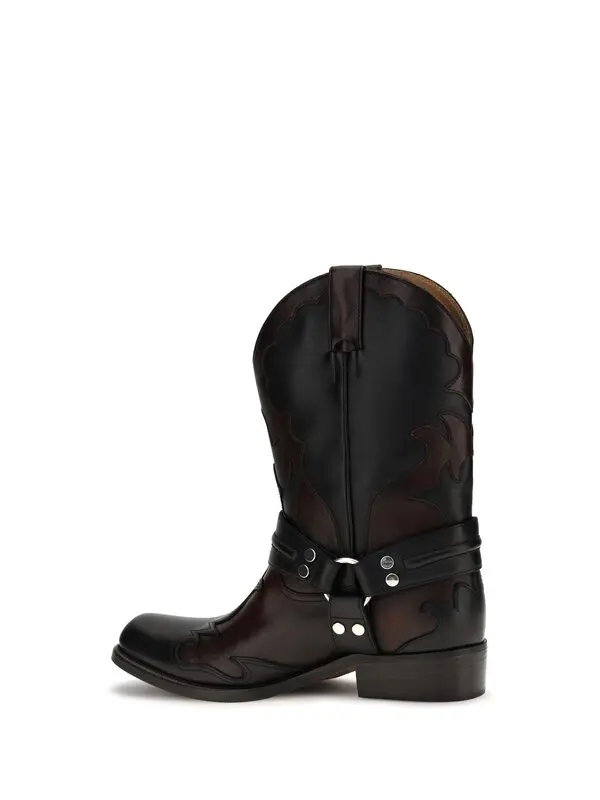 Versace Sylvester Western Boots