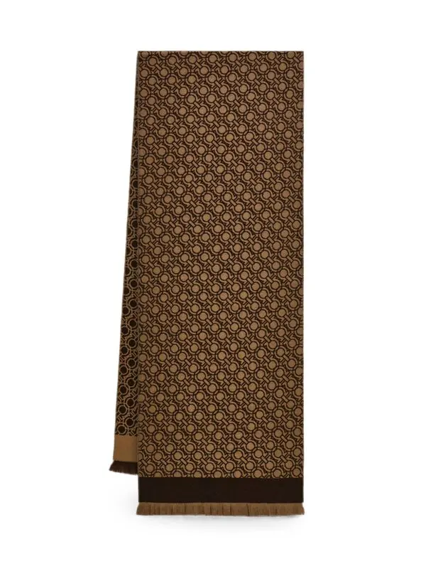 FERRAGAMO Sciarpa Gancini In Lana