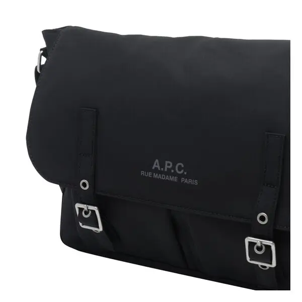 A.p.c. Archive Messenger Bag - Black
