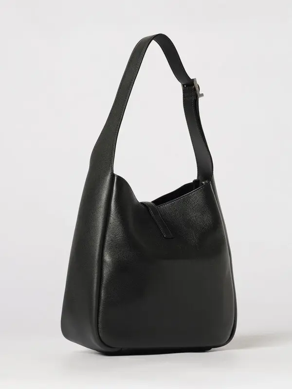 Saint Laurent Leather Shoulder Bag - Black