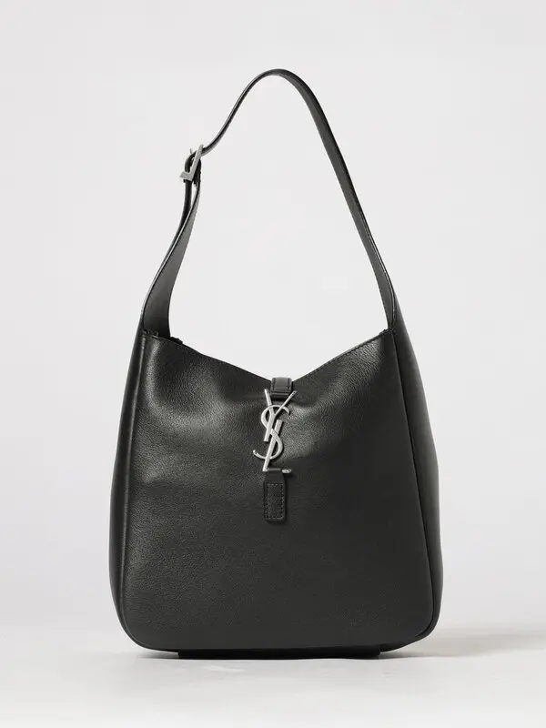 Saint Laurent Leather Shoulder Bag - Black