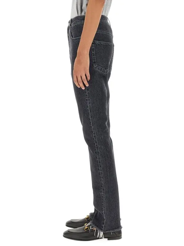 Gucci Denim Pants With Label