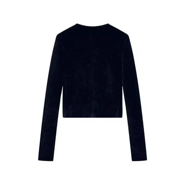 Giorgio Armani Fitted Chenille-effect Zip Jacket - Blue