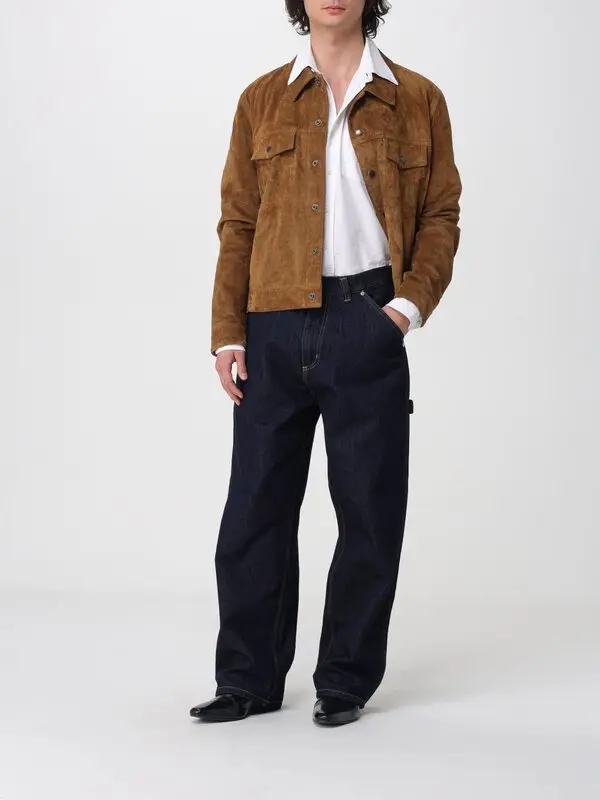 Saint Laurent Suede Shirt Jacket