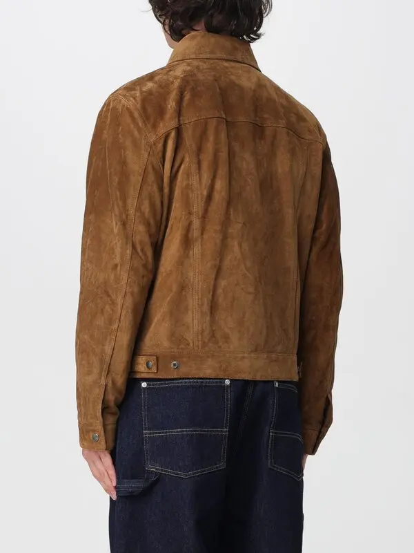 Saint Laurent Suede Shirt Jacket