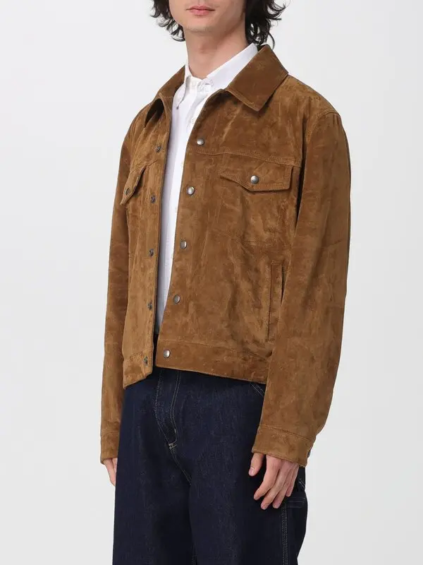 Saint Laurent Suede Shirt Jacket