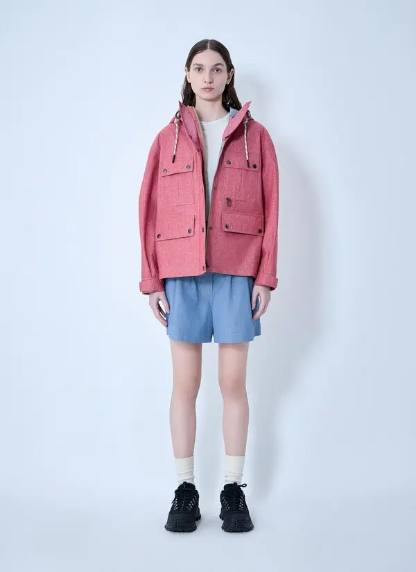 Moncler Pleated Shorts - Blue