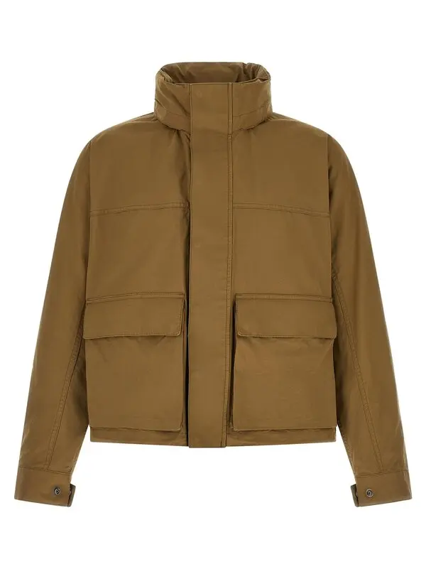 LEMAIRE Short Rain' Parka - Green