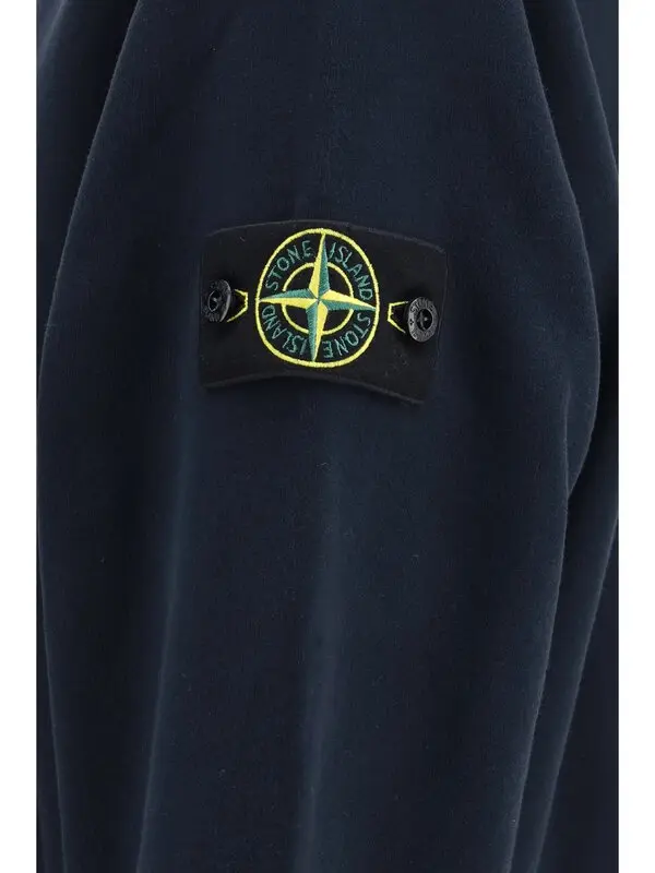 Stone Island Hooded Sweatshirt With Front Pocket