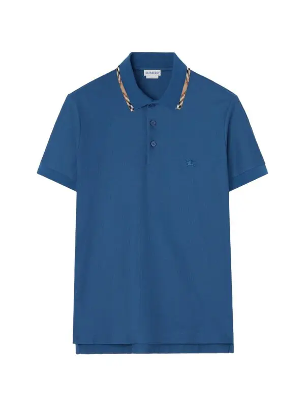 Burberry Logo Cotton Polo Shirt