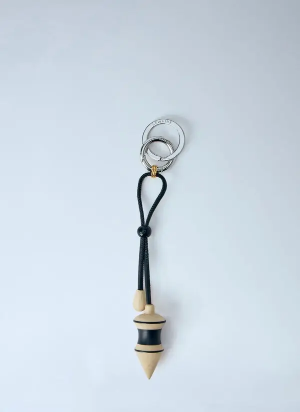 LEMAIRE Wooden Pendant Bag Charm - Gold