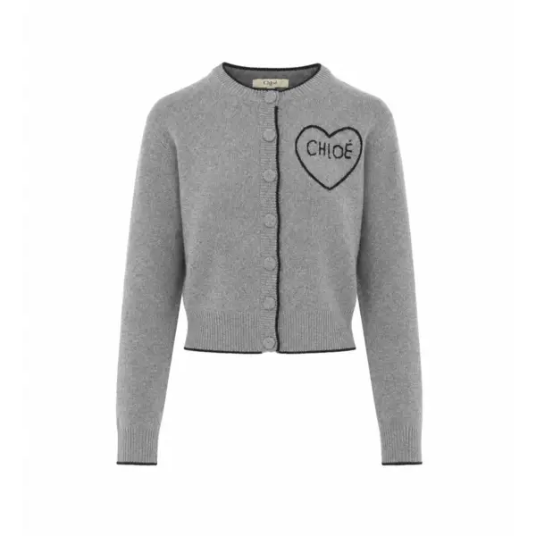 Chloé Knitted Logo Cardigan