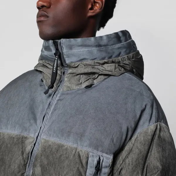 C.P. COMPANY Eco-chrome R Mixed Goggle Down Jacket