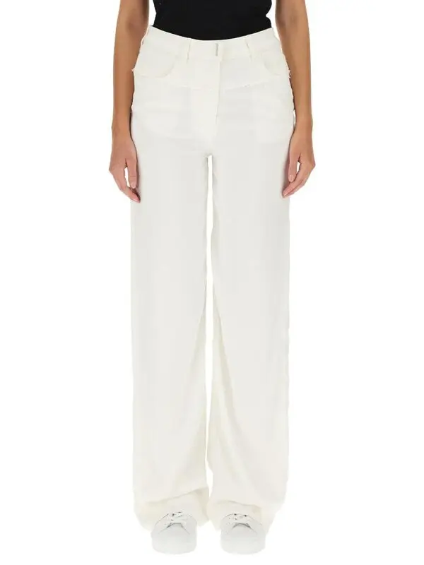 Givenchy Oversized Denim Jeans - White