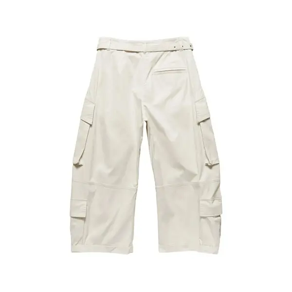 Acne Studios Neutrals Trousers Straight Trousers