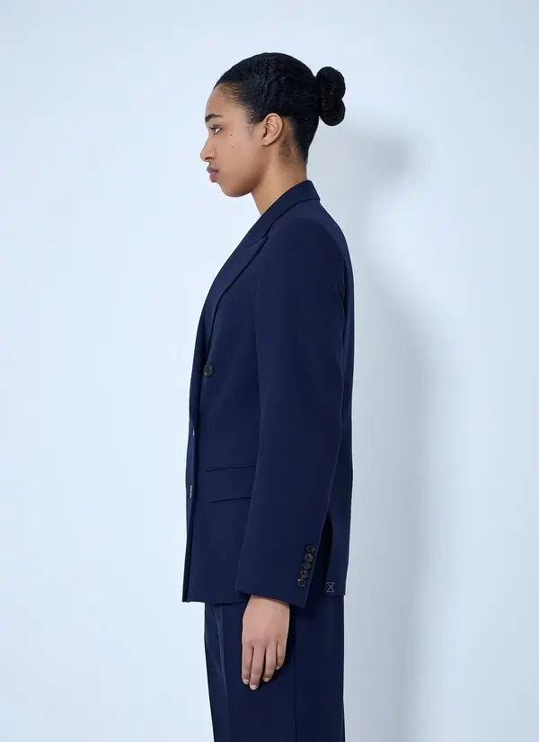 Dries Van Noten Double-breasted Wool Blazer
