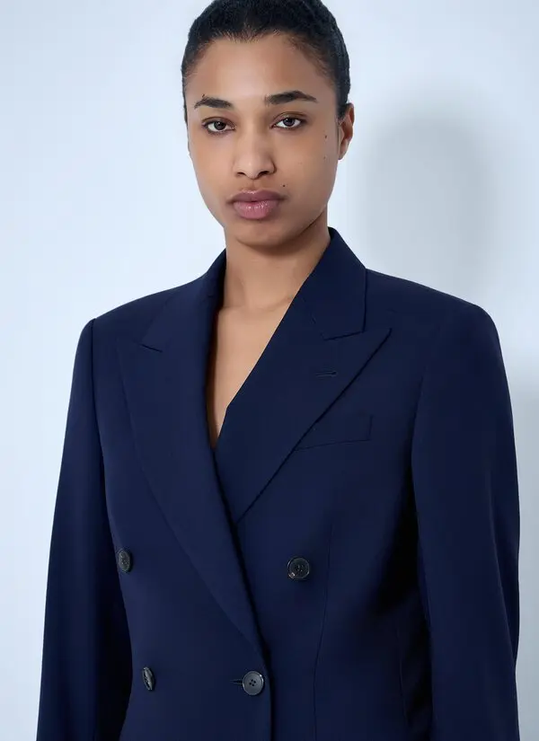 Dries Van Noten Double-breasted Wool Blazer
