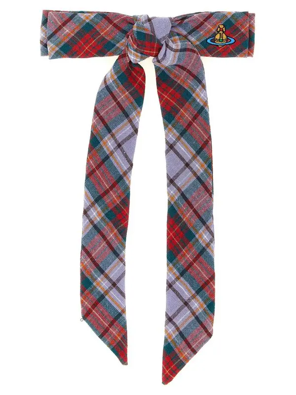VIVIENNE WESTWOOD Tartan Hair Clip - Multicolor