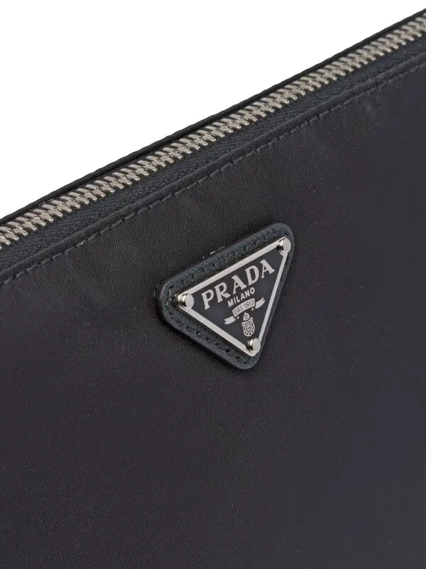 Prada Re-nylon And Saffiano Pouch
