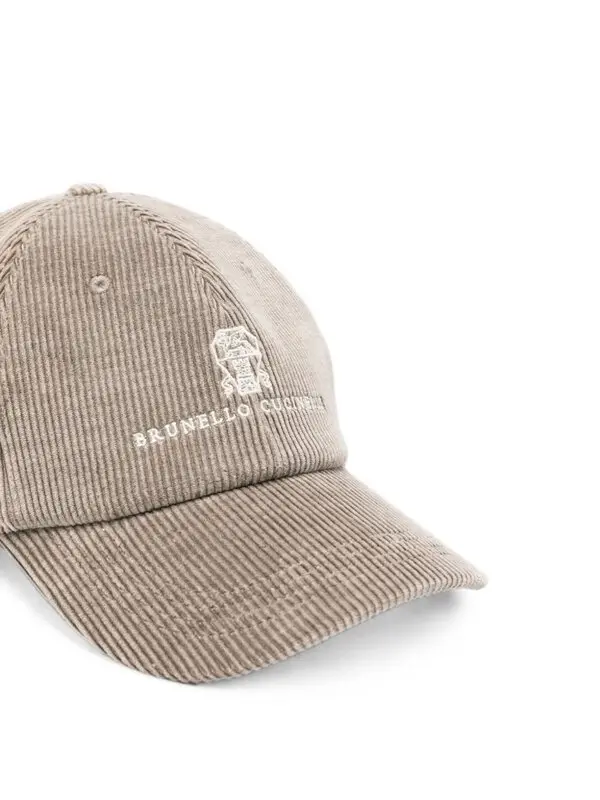 Brunello Cucinelli Logo Cotton Baseball Cap