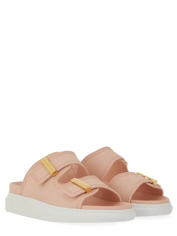 Alexander McQueen Oversize Hybrid Sandals - Pink