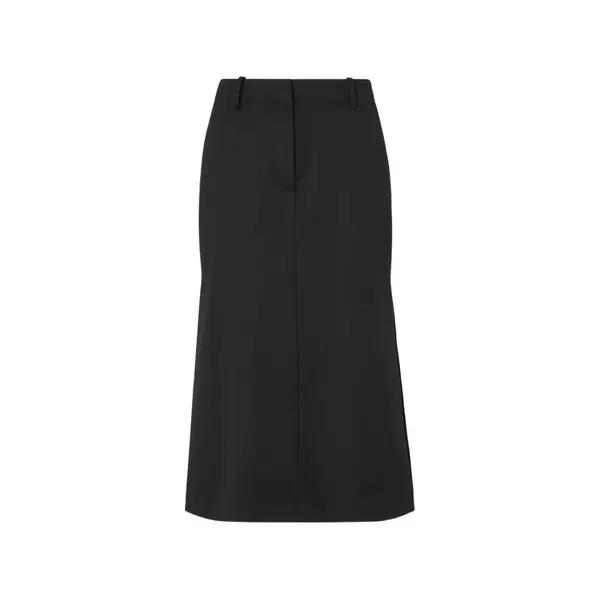 Fendi Wool Straight Skirt - Black