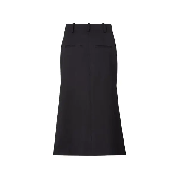 Fendi Wool Straight Skirt