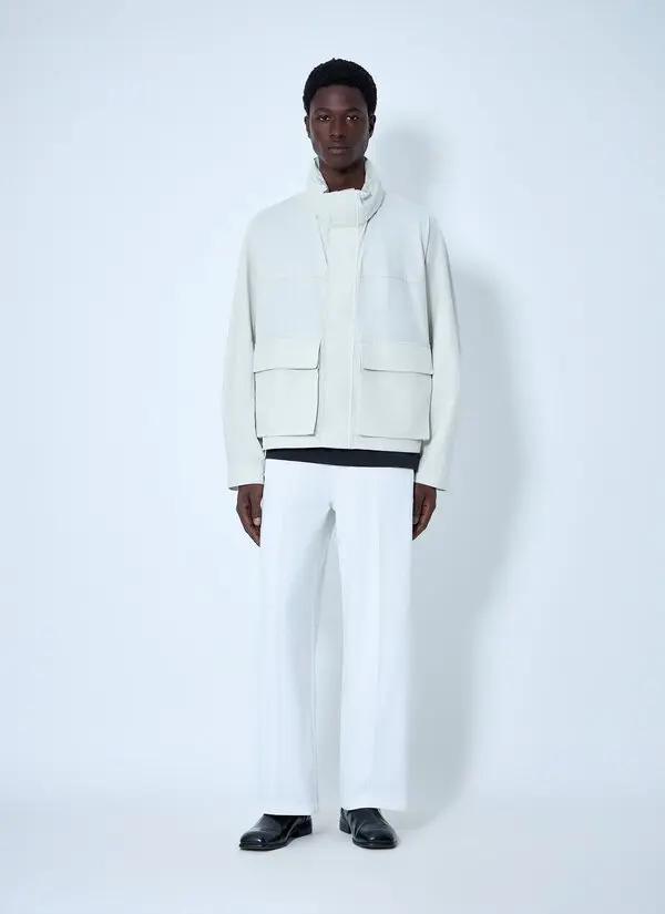 LEMAIRE High-collar Utility Jacket - White