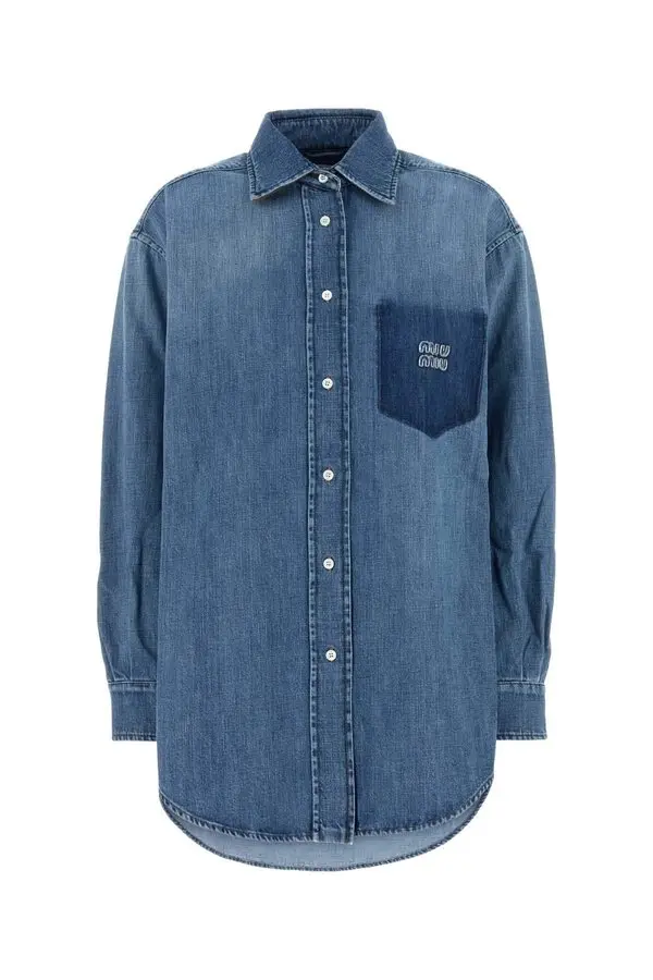 Miu Miu Denim Oversize Shirt