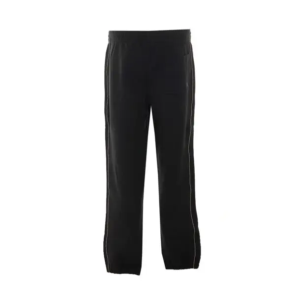 Burberry Check Trim Pants - Black