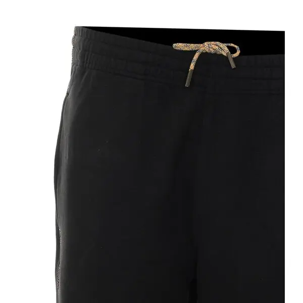 Burberry Check Trim Pants - Black