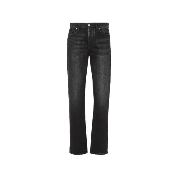 Fendi Denim Regular And Straight-leg Jeans - Black