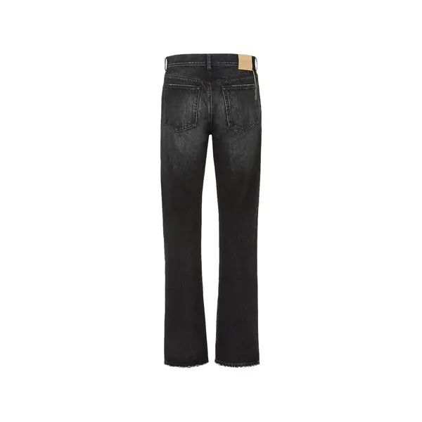 Fendi Denim Regular And Straight-leg Jeans - Black