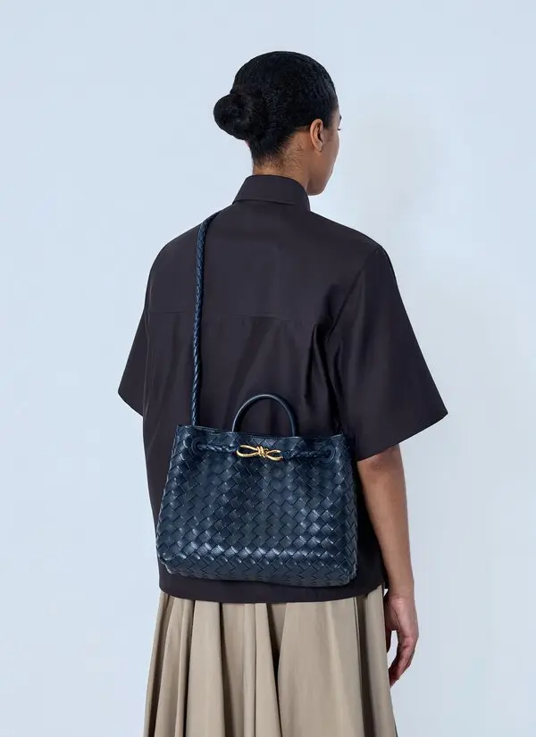 Bottega Veneta Andiamo Handbag - Blue