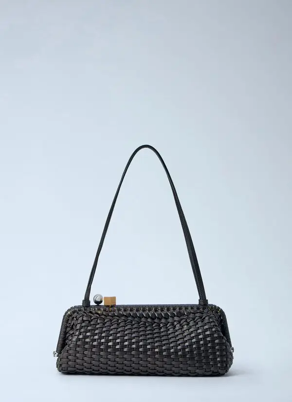 Jacquemus La Grande Pochette Salon Clutch Bag - Brown