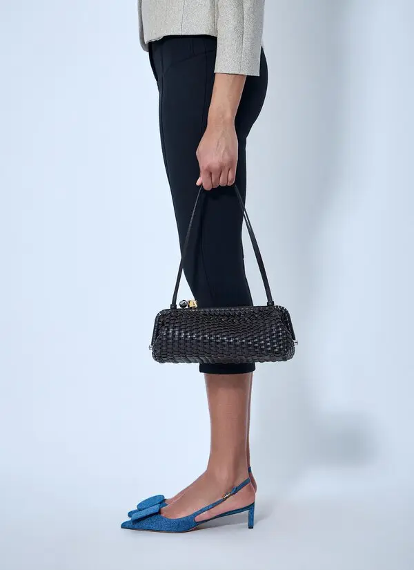 Jacquemus La Grande Pochette Salon Clutch Bag - Brown