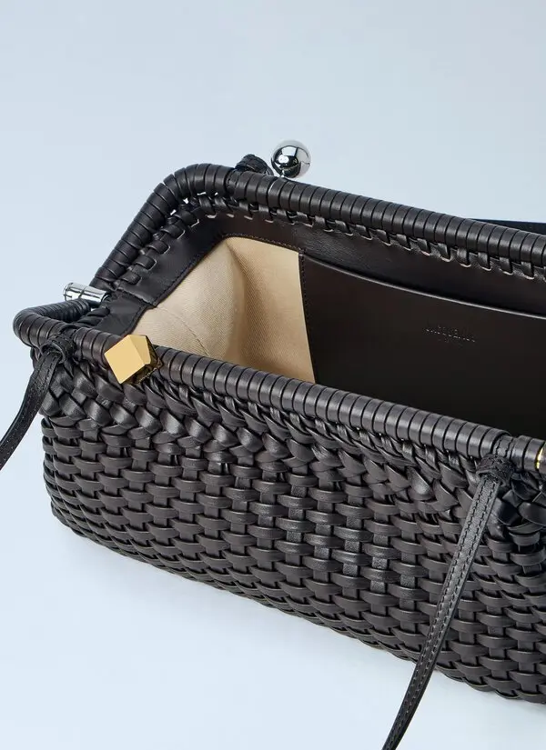 Jacquemus La Grande Pochette Salon Clutch Bag - Brown
