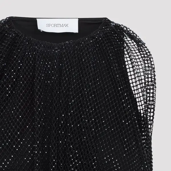 Sportmax Nodo Strass Top