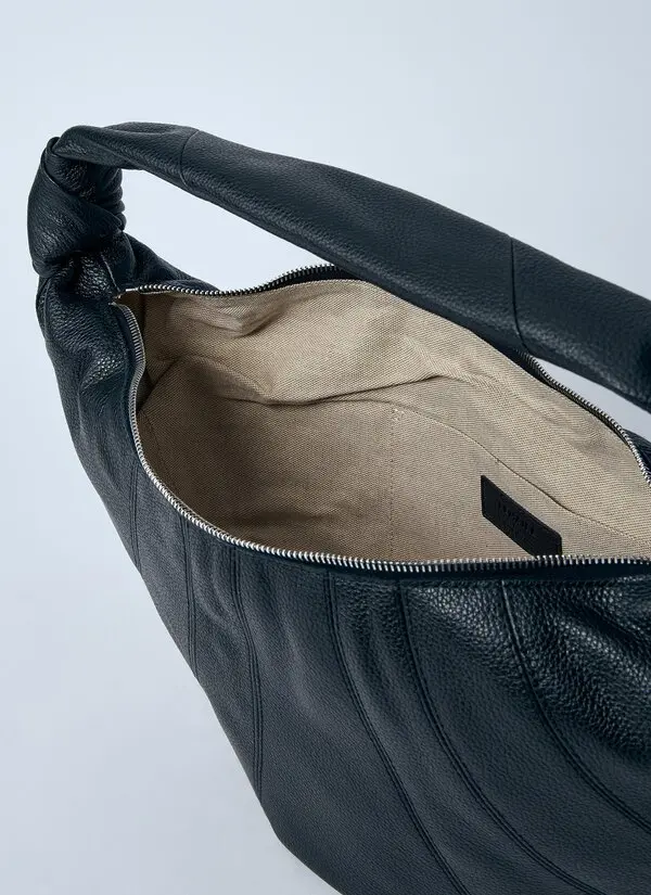 LEMAIRE Small Fortune Croissant Bag - Black