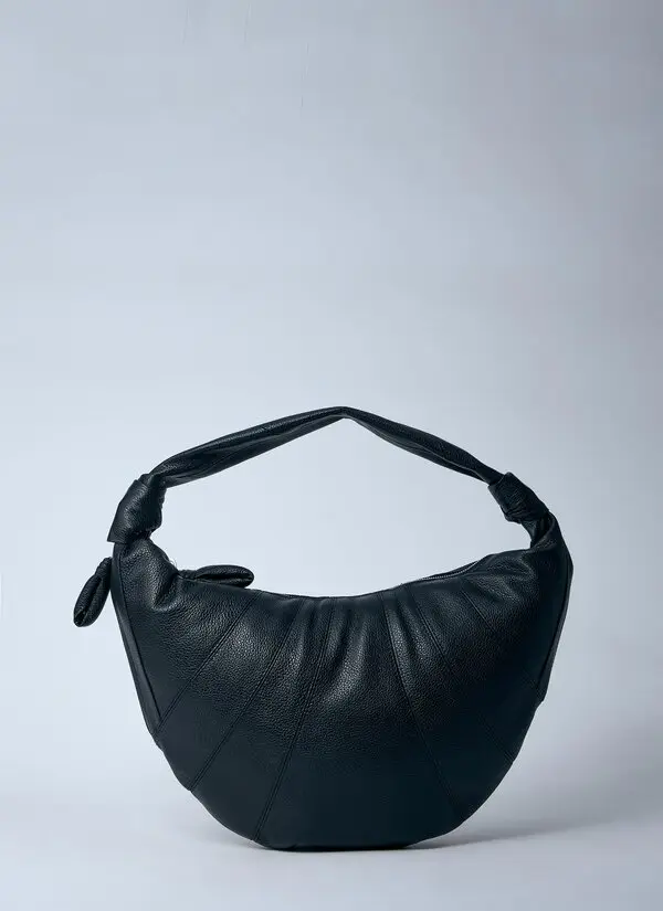 LEMAIRE Small Fortune Croissant Bag - Black