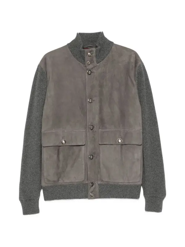 Brunello Cucinelli Padded Leather Jacket