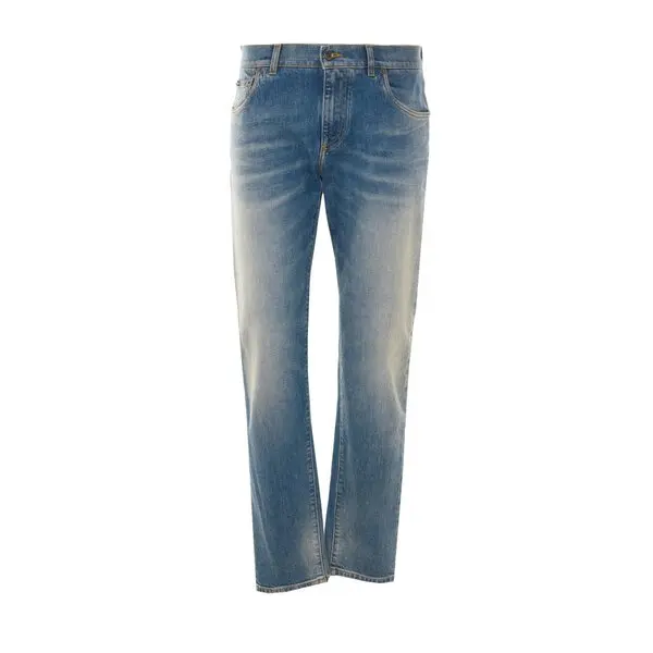 Dolce & Gabbana Logo Denim Pants