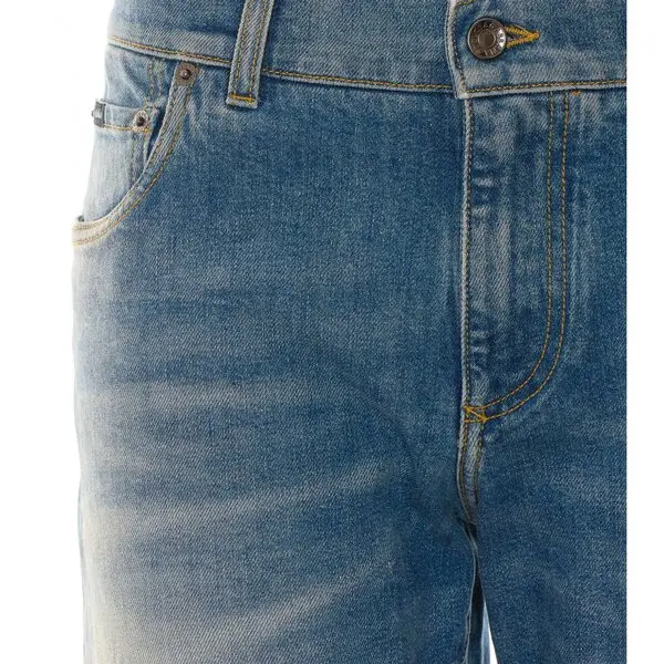 Dolce & Gabbana Logo Denim Pants