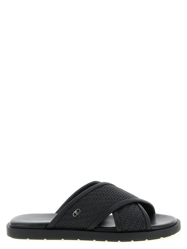 FERRAGAMO Brise 2' Sandals - Black