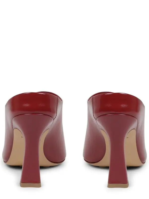 Bottega Veneta Lamb Leather Open Toe Mule - Red